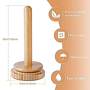 Joyeee Wood Yarn Holder with Twirling Mechanism Classic,Knitting Embroidery Accessory with Crochet Hook,Craft & Sewing Supplies