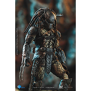 Hiya Toys Alien vs. Predator: Young Blood Predator 1:18 Scale Action Figure, Multicolor