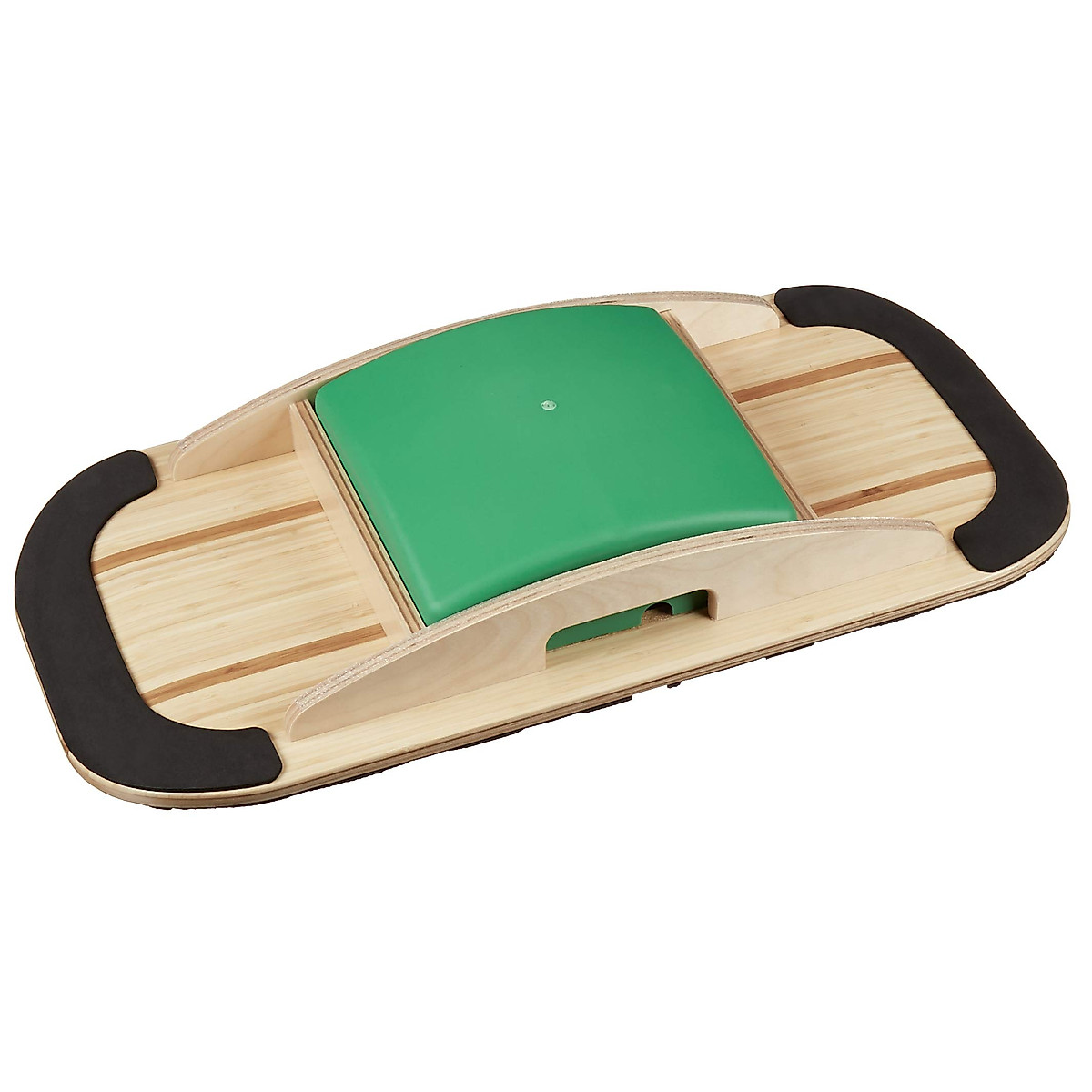 Blue Planet Balance Surfer | Bamboo Balance Board for Office, Standing Desks, Surfing, SUP, Yoga, Exercise! Includes 3 Balance Modules (EVA Foam)