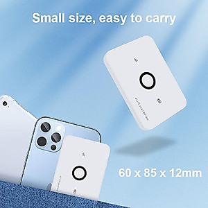HOSAYA MF906 4G LTE WiFi Modem with Built-in Battery Portable 4G Router with SIM Card Slot High Speed Portable Travel Hotspot Mini Router Unlocked 4G mifi…
