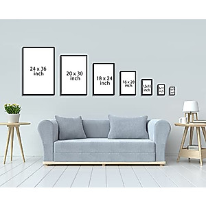 Washington DC Illustration Poster, Washington DC Skyline Poster Cityscape and Landmark Print, Washington Dc Illustration Home Wall Art, Office Wall Decor - 18x24