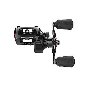 13 FISHING - Inception G2 Baitcast Reel - 5.3:1 Gear Ratio - Power Model - Left Hand Retrieve (Fresh) - ING2P-5.3-LH, Black