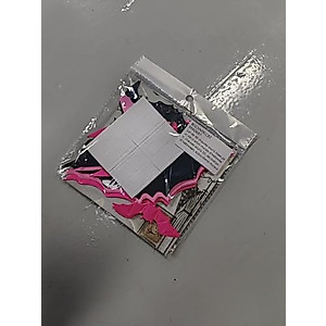 48Pcs Pink Halloween Bats Wall Decor, 3D Bats Halloween Decoration PVC Bats Wall Bat Stickers for Wall, Adhesive Bat Wall Decals Spooky Bats for Home Indoor, Halloween Wall Decor(Black Pink Rose)