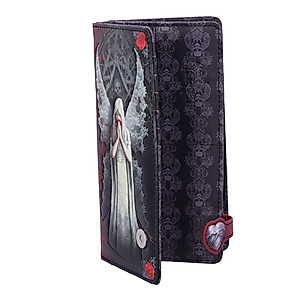 Nemesis Now Black Love Remains Anne Stokes Embossed Purse 18.5cm, One Size