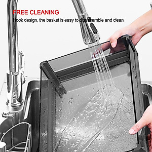 ZHIRCEKE Soft-Close Blind Corner Cabinet Pull Out Basket - 4 Shelf Slide Out Cabinet Organizer for Kitchen Blind Base Corner Cabinets,Open Right