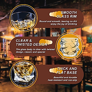 MoonlyTree Whiskey Shot Glasses Set of 2, Real Bullet Classic Whiskey Shot and Beer Glasses for Bourbon, Scotch, Rum, Gift for Men, Friends, Family-9/11Fl.oz