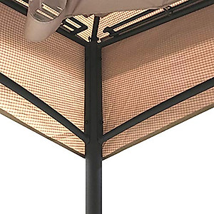 Garden Winds Replacement Canopy for The Massillon Biscayne Gazebo - Standard 350 - Beige