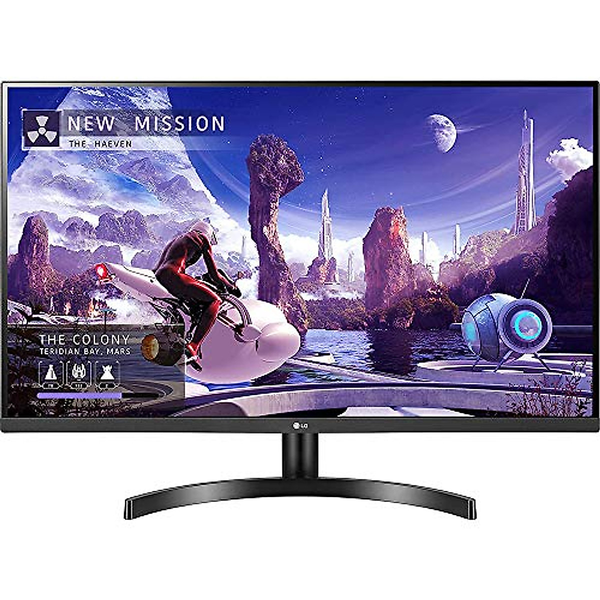 LG 27QN600-B 27 inch QHD 2560x1440 IPS Monitor with AMD FreeSync, HDR10 Bundle with 1 YR CPS Enhanced Protection Pack and Elite Suite 18 Standard Editing Software Bundle