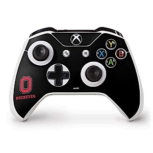 Skinit Decal Gaming Skin Compatible with Xbox One S Controller - Officially Licensed Ohio State University Ohio State University Design