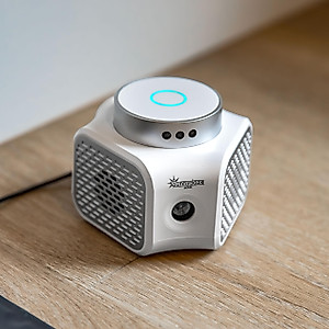 Sunnydaze 360° Ultrasonic Rodent Repellent Indoor Plug in - 4 Operating Modes and 9 LED Lights