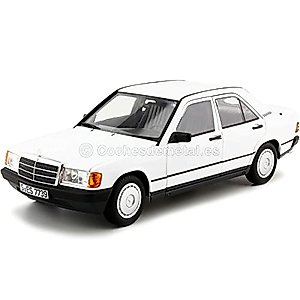 Norev NV183820 1:18 190E 1984-White Mercedes-Benz Collectable Model, Multi