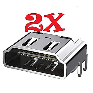 ePartSolution Wholesale 2X HDMI Port Socket Plug Jack Interface Connector Replacement for Sony Playstation 4 PS4 USA (2pcs)