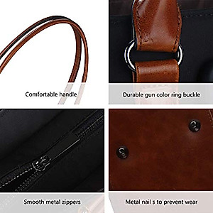 Woman Laptop Tote Bag,USB Teacher Bag Large Work Bag Purse Fits 15.6 inch Laptop,Lightweight Waterproof Computer Shoulder Bag,Messenger Bag