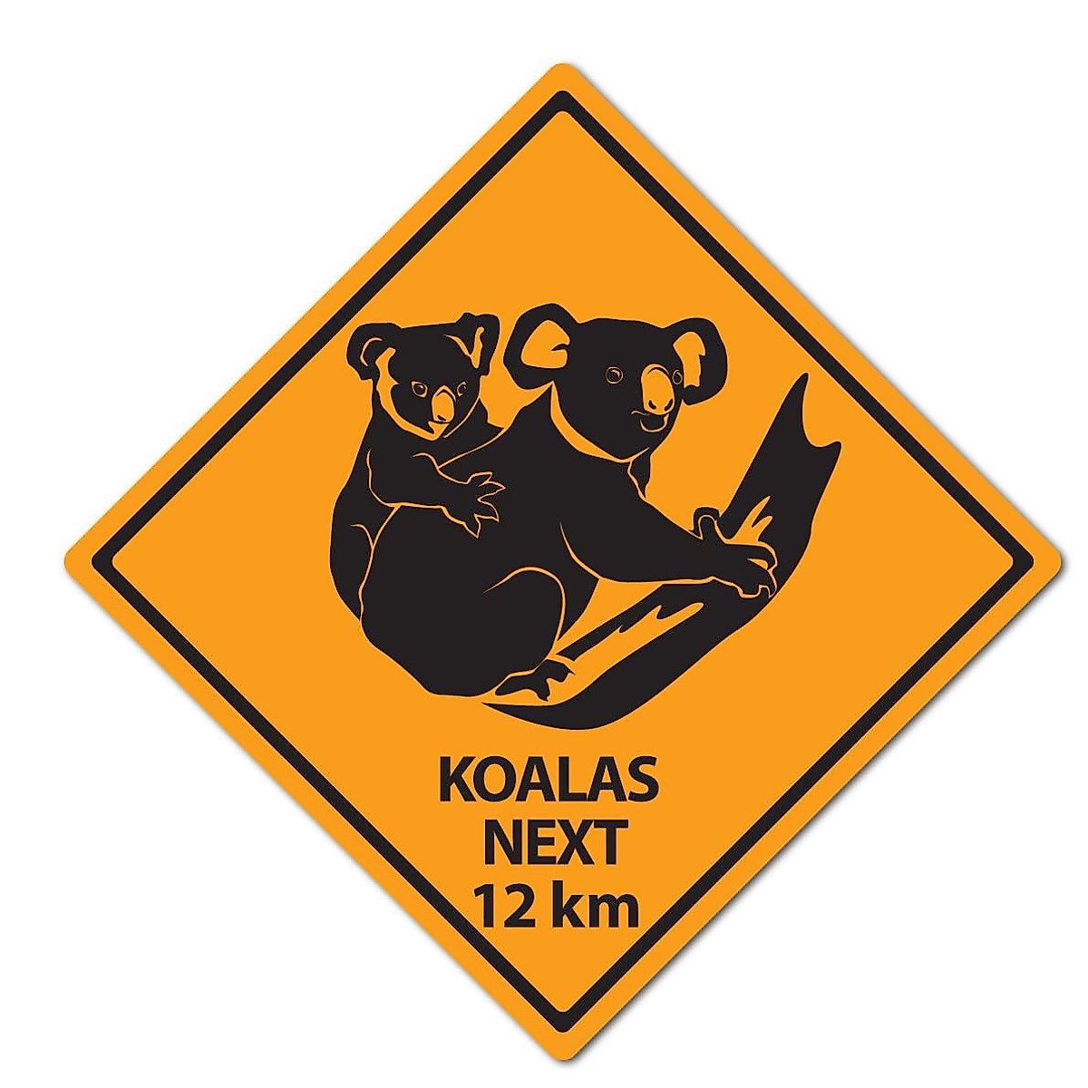 Australia Wall Decorations 4 Outback Street Signs 4 Australian Road Signs - Accents for a Unique Aussie Vibe Featuring Boomerang Kangeroo Koalas Sydney Melbourne
