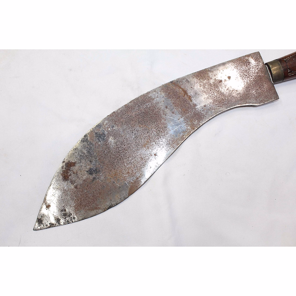 Rajasthan Gems Dagger Knife Kukri Khukuri Old Handmade Steel Blade Engraved Wood Handle D835