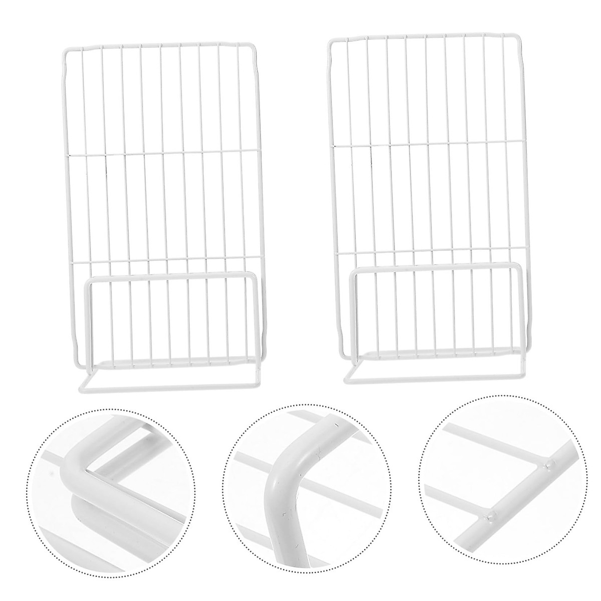 MOLUCKFU 2pcs Deep Freezer Dividers for Chest Freezer Wire Separator Mesh Shelf Organizer Storage Separators