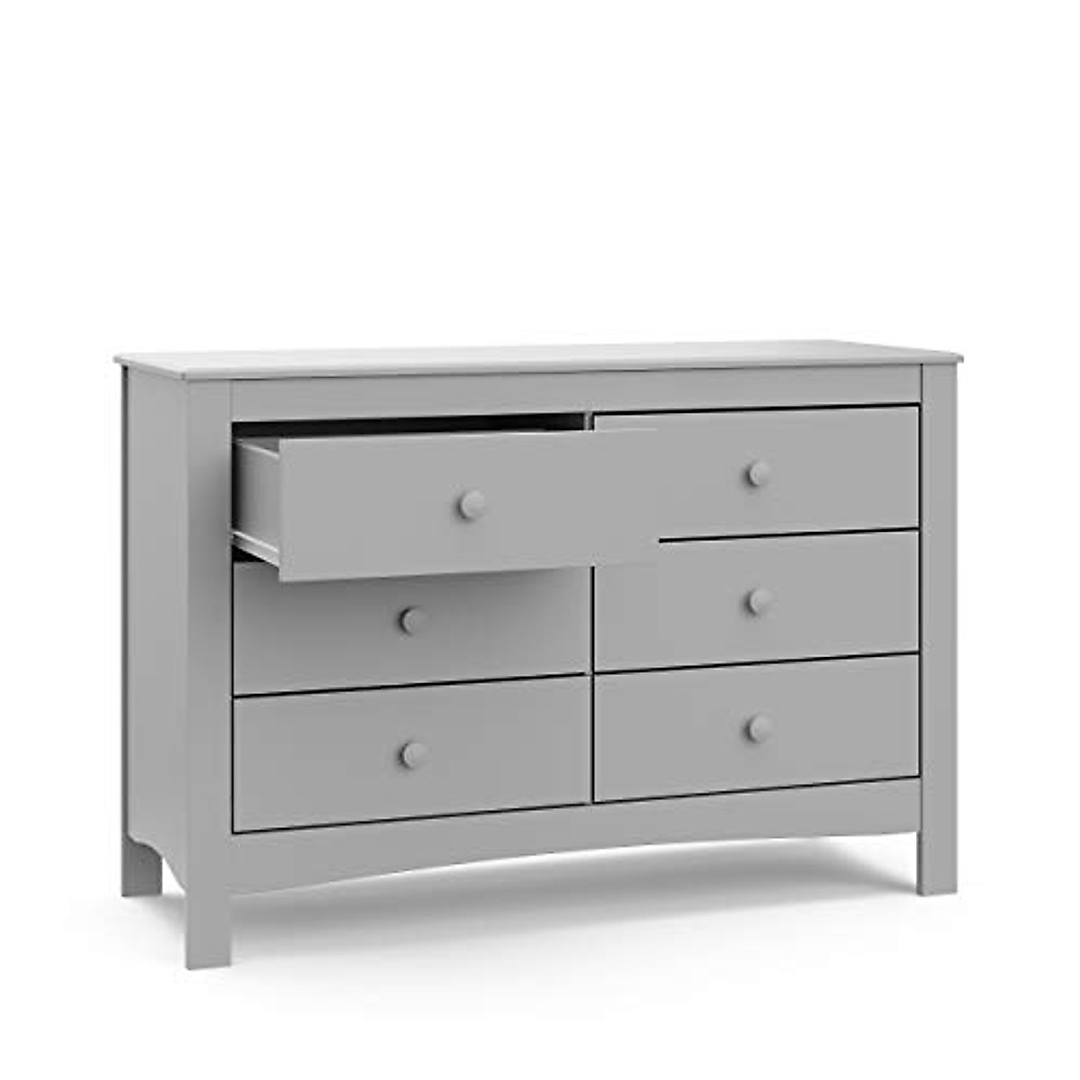 Graco Noah 6 Dresser, 6 Drawer, Pebble Gray