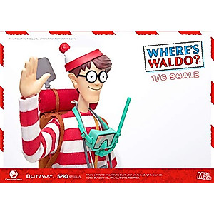 Blitzway - Where's Waldo? - Waldo 1/6th Scale Action Figure, 5Pro Studio MEGAHERO Series