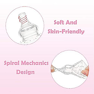 2 Pack Nipple Shields for Nursing Newborn 20mm, Nippleshield for Breastfeeding Nursing Mothers with Inverted & Sore Nipple with Carrying Case