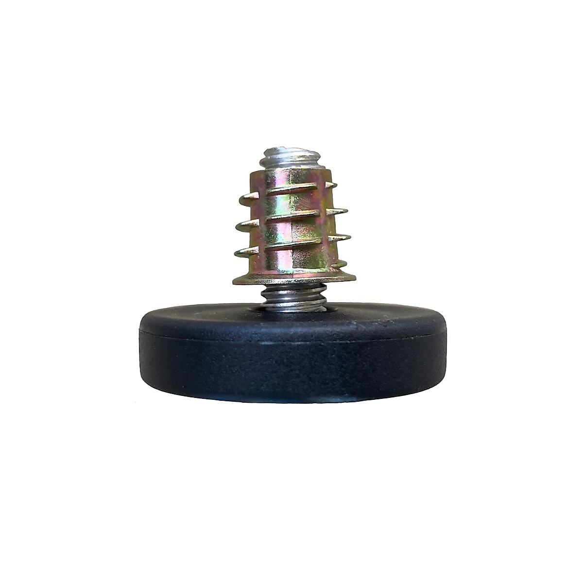 SINGTAN #304 Stainless Steel Furniture Levelers-Pack of 4 | Furniture Feet,Heavy Duty Adjusting Foot Adjustable Furniture Legs | Table Levelers | Chair Levelers,3/8"-16 Threaded Bolt, Thread Pitch:16