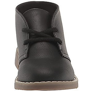 The Children's Place Baby Boys Lace Up Boots Fashion, Black, 9 Infant