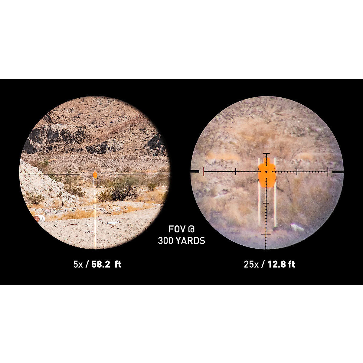 Monstrum G3 5-25x50 FFP Rifle Scope | Monstrum Extended Length Offset Scope Mount | 30 MOA | Bundle