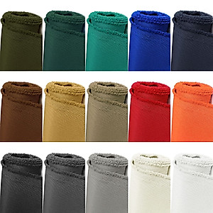 Foreate Waterproof Fabric by The Yard 600d Cordura Canvas Fabric 58 inch Wide for Indoor Outdoor Patio 1 Yard, Black