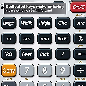Calculated Industries 4020 Measure Master Pro Feet-Inch-Fraction and Metric Construction Math Calculator