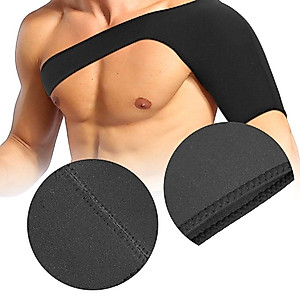 Sports Shoulder Bandage Brace, Breathable Shoulder Support Bandage for Shoulder Pain Sports Injuries Tendinitis, Compression Rotator Cuff(M)