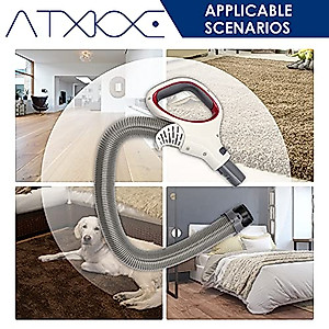 ATXKXE Vacuum Replacement Part Hose Handle for Shark Rotator Professional Lift-Away Accessories Models NV500 NV501 NV501c NV502 NV505 NV510 NV520 NV520Q NV520QR NV520QPR NV550 UV560 (1 Pack,Red)