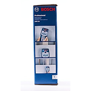 Bosch Professional Stud Finder GMS 120 (Drill Hole Marker, max. Detection Depth Wood/Magnetic Metal/Non-Magnetic Metal/Live Cable: 38/120/80/50 mm, in Cardboard Box) - Amazon Exclusive Set