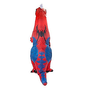 Marvel Spider-Rex Inflatable -Costume - Inflatable -Adult-Costume of Spider-Rex Dinosaur with Gloves