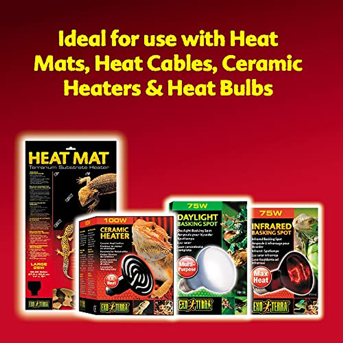 Exo Terra Thermostat with Day and Night Timer for Reptile Terrariums