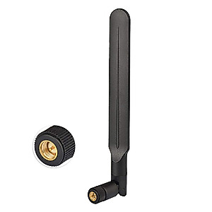 Bingfu 4G LTE 3dBi External SMA Male Antenna (2-Pack) Compatible with 4G LTE Wireless Router CPE Hotspot Industrial IoT Router Cellular Gateway Terminal Outdoor Cellular Security Camera