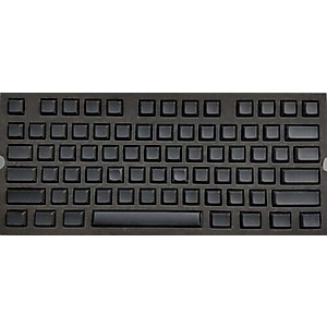 109/151 Keys DSA Profile Blank PBT Keycap Spherical Keyset for All Standard 61 Keys 87 Keys 104 Keys 108 Keys Gaming Mechanical Keyboard (151 Keys,Black)