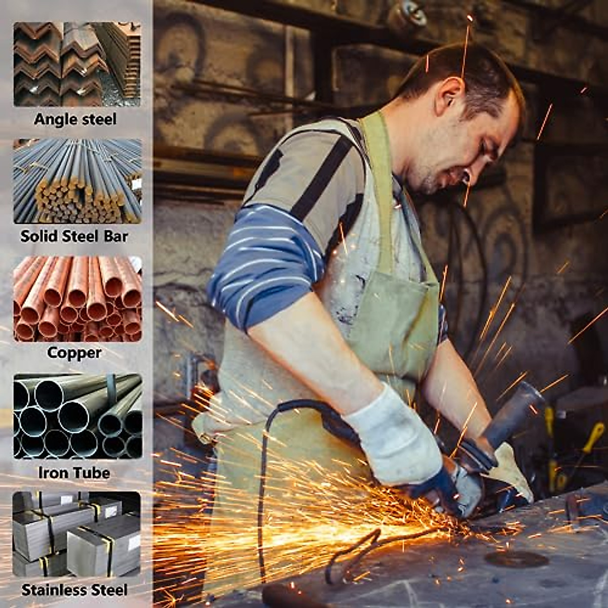 SALI 50 Pack Cut Off Wheel 4 1/2 Inch Cutting Wheels 4-1/2" x 3/64" x 7/8" for Metal & Stainless Steel, Angle Grinder Cutting Wheel,Cutting Discs with Aggressive Cutting