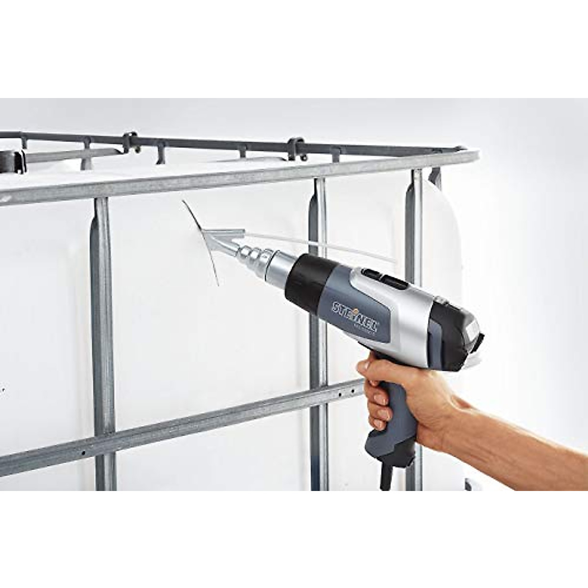 Steinel Hot Air Accessory Set in Case, 12-Piece, Pluggable Nozzles, Paint Scraper, for Renovating and Repairing