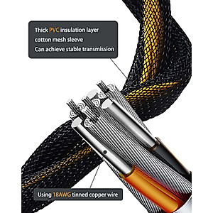 COMeap 8 Pin PCIe Splitter Cable, GPU VGA PCIe 8 Pin Female to 3X 8 Pin(6+2) Male PCI Express Adapter Extension for Bitcoin Ethereum Mining 11.4-inch(29cm)