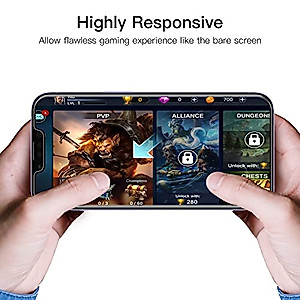 JETech Screen Protector for iPhone 14 Plus 6.7-Inch (NOT FOR iPhone 14 6.1-Inch), Tempered Glass Film, 3-Pack