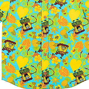Spongebob Squarepants Toddler Boys Matching Family Hawaiian Button Down Shirt Boys 5T
