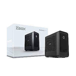 ZOTAC Magnus ONE ECM7307LH Mini PC GeForce RTX 3070 LHR, Intel Core i7-10700, 16GB DDR4/512GB SSD/1TB HDD/Windows 10 Home 64-bit System, ZBOX-ECM7307LH-U-W2B