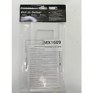 Musiclily Pro CNC Accurate Acrylic Bass Neck Routing Templates for Standard Jazz Bass/P-Bass