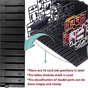 Starmoonn Model Part Rack,Model Shelf,Suitable for Gundam Shelf, Gundam Parts Classification