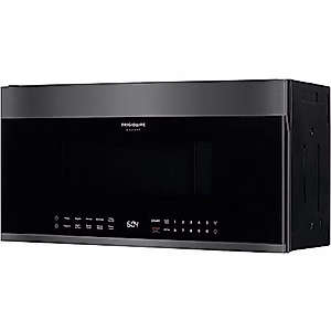 FRIGIDAIRE FGBM19WNVD 30" Gallery Series Black Stainless Steel Over-The-Range Microwave with 1.9 cu. ft. Capacity 300 CFM Sensor Cooking and LED Interior Lighting