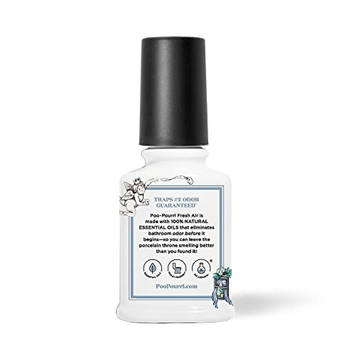 Poo-Pourri Before-You-Go Toilet Spray, Fresh Air, 2 Fl Oz - Jasmine, Fresh Air and Mint & Before-You-Go Toilet Spray, On-The-Go, Travel Size Variety 10 mL