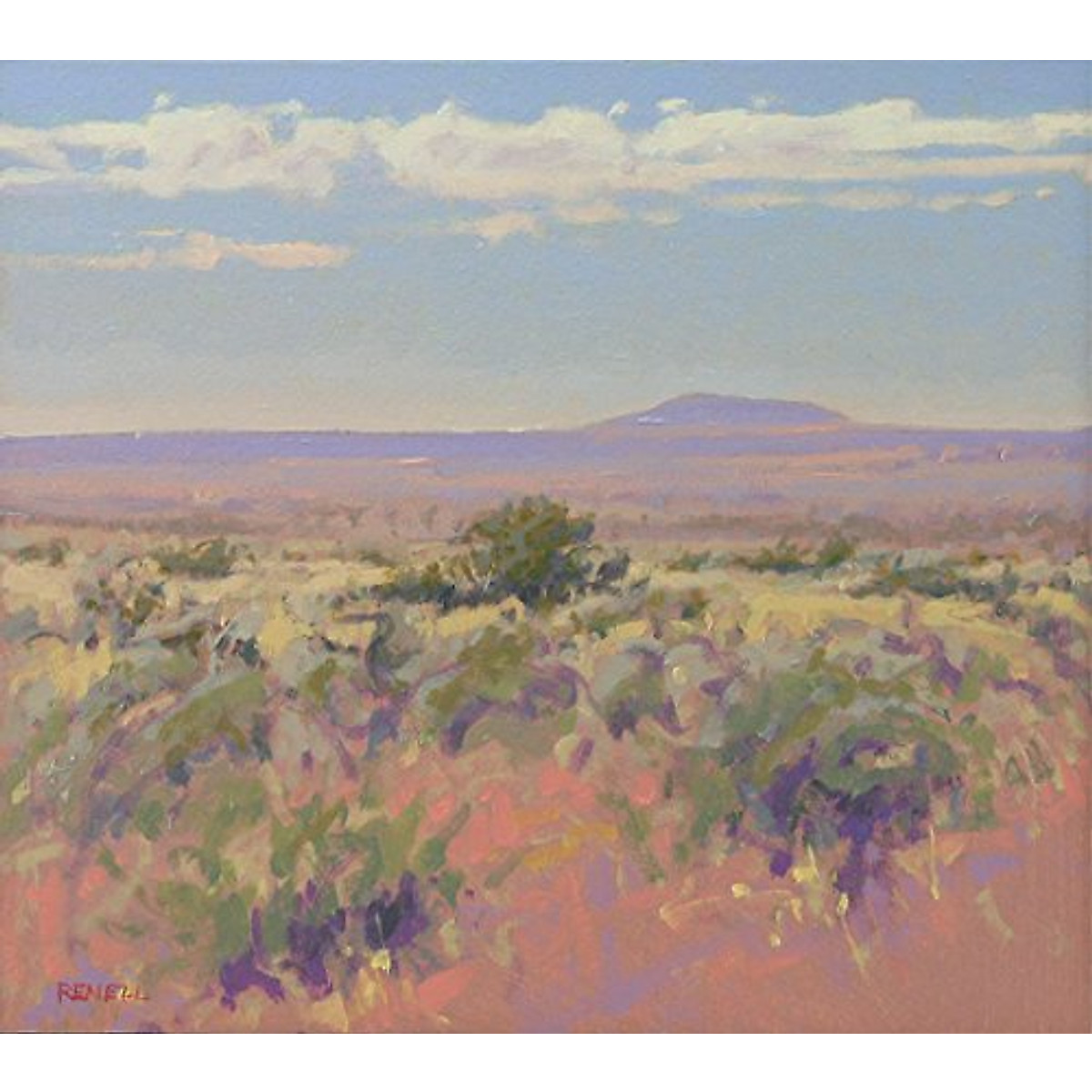 Longview by Glenn Renell, Original Oil on Panel, 8" x 10"