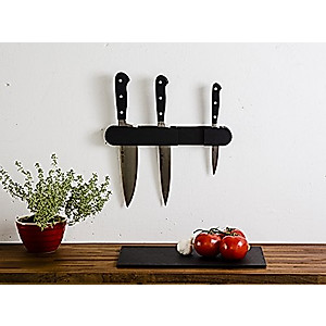 Epicurean Cutting Surfaces Epicurean Wall-Mounted Knife Holder, 3 Slot, Slate