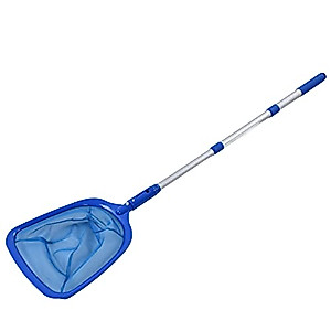 Household Garden Products Pool Skimmer with Retractable Rod for Cleaning Surface of Swimming Pools Hot Tubs Spas Fountains