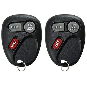 KeylessOption Keyless Entry Remote Control Car Key Fob Replacement for 15732803 (Pack of 2)