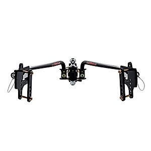 Camco Eaz-Lift ReCurve R3 1,200lb Weight Distribution Hitch | Features 1,400lb Max Tongue Weight Rating, 2-5/16-inch Ball has a 15,000lb Max Rating, and Adjustable Sway Control | (48753)
